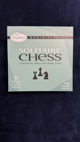 Thinkfun Brain Fitness SOLITAIRE CHESS Strategic Skill Building Game ...
