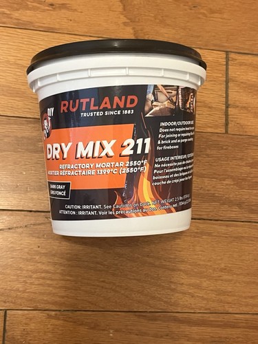 Dry Mix 211 Refractory Mortar 2.5 Pound, High Temperature Mortar, 2550 ...