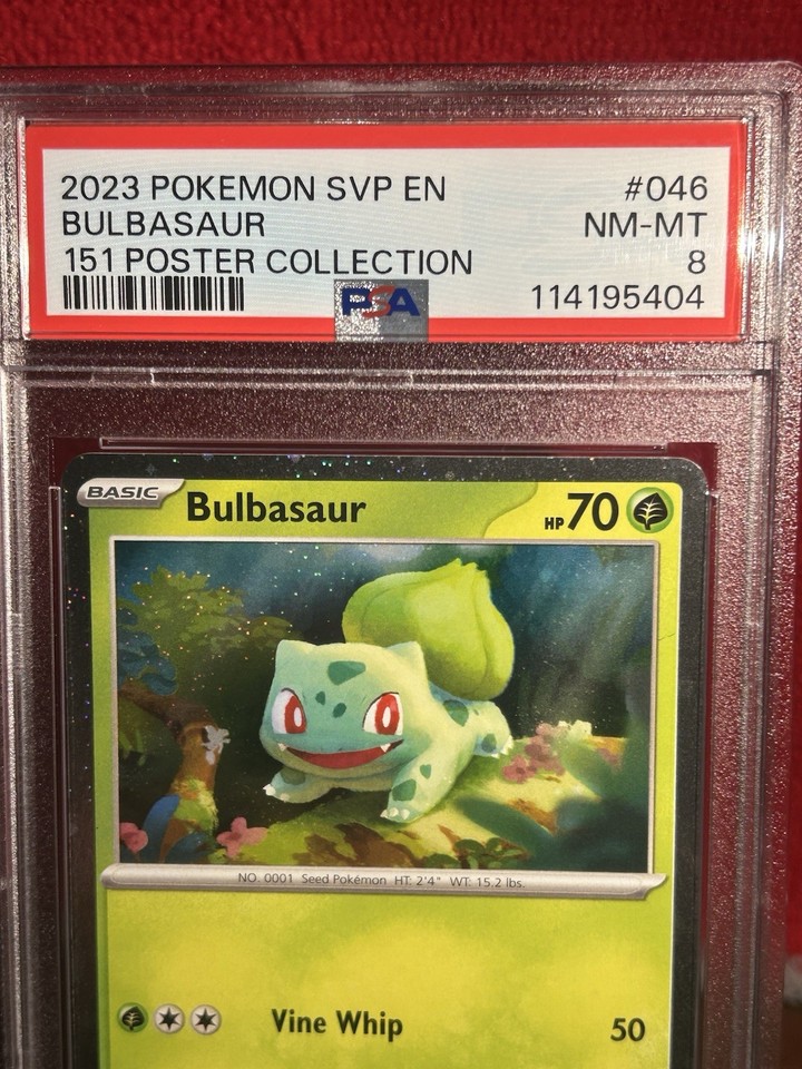 Pokemon SVP EN-SV Black Star Promo Bulbasaur 151 Poster Collection 46 ...