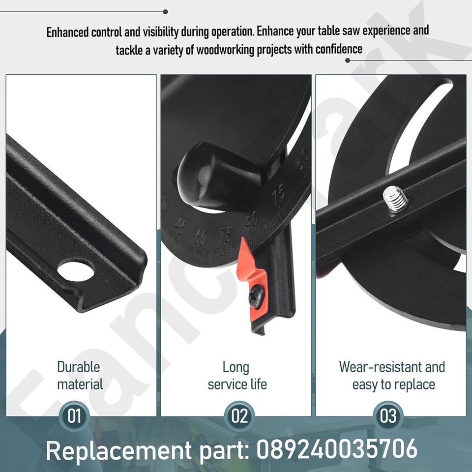FOR RYOBI MITER GAUGE RPL# 089240035706 FOR RTS12 RTS23 TABLE SAW W | eBay