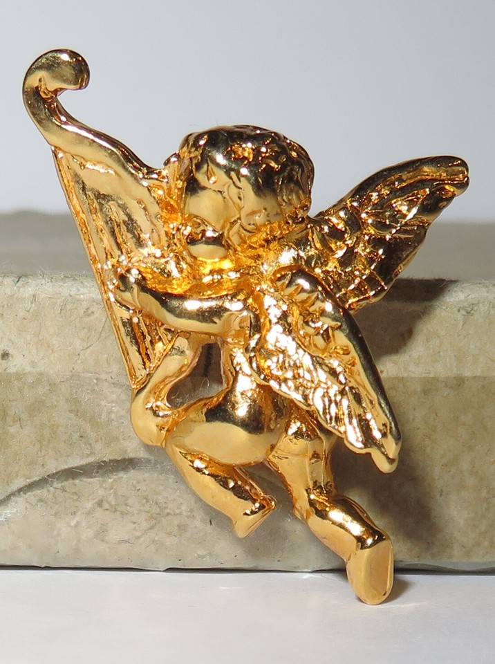 Rare 2009 Angels Gols Small Angel D'Amour Charm Metal 3D Model Choice ...