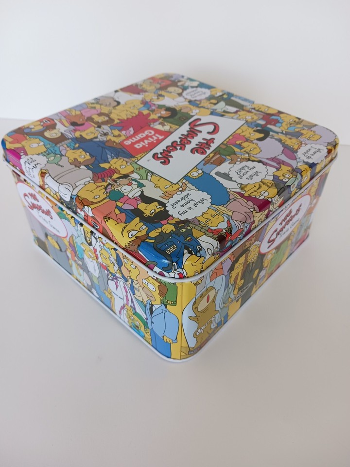 The Simpsons Trivia Game In Collector Tin Box W/ Poster 2000 | eBay