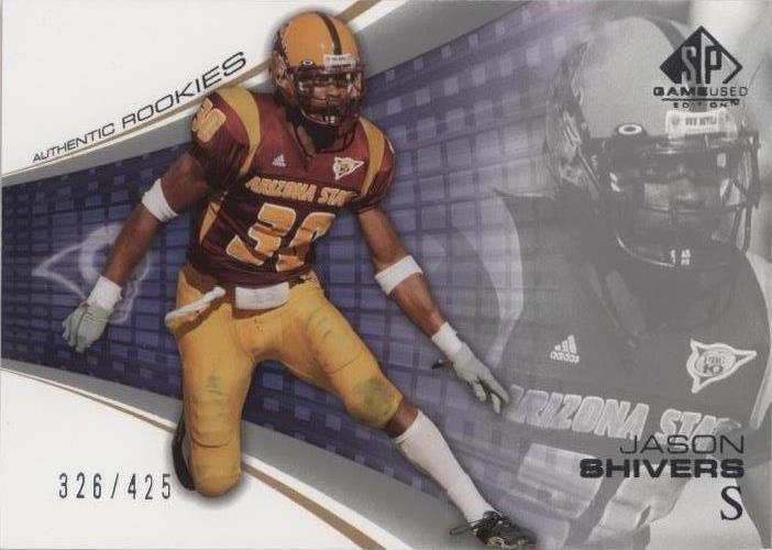 2004 SP Game Used Edition - Authentic Rookies Jason Shivers #105 /425 ...