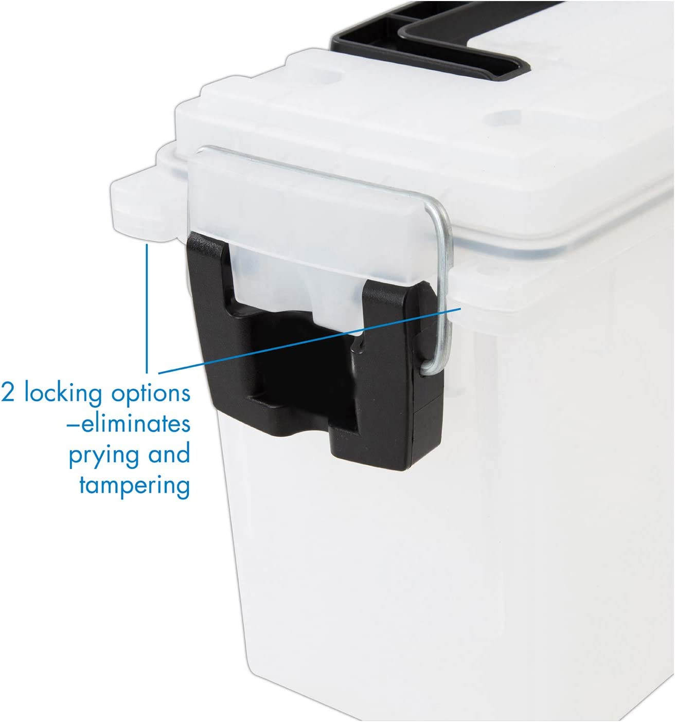 Logix 12535 Stackable Craft Storage Box with Handle Locking Art Supply ...