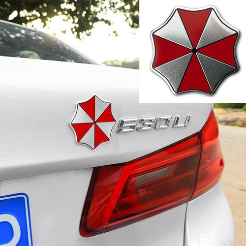 Metal Resident Evil Umbrella Corporation Emblem Car Badge Decal Sticker ...