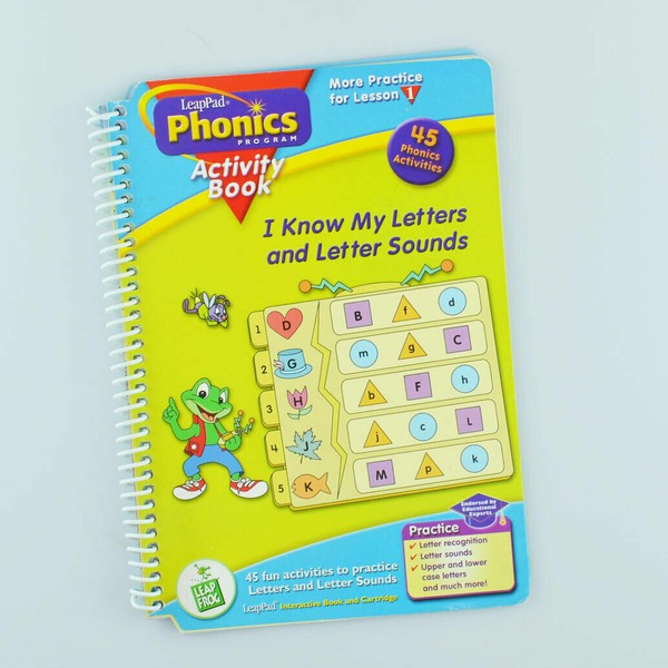 LeapPad Phonics Activity Book 1 I Know My Letters and Letter Sounds ...
