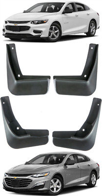 New Set Molded Splash Guards Mud Flaps For 2017-2023 Chevy Chevrolet ...
