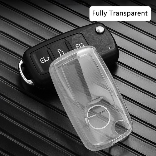 For VW Golf MK6 Passat Polo Touran Transparent Car Key Bag Fob Case ...