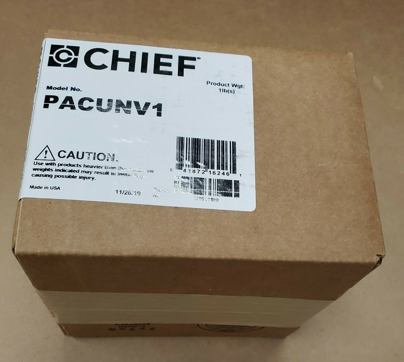 CHIEF (PACUNV1) Wall AV Enclosure Accessory Bracket | eBay