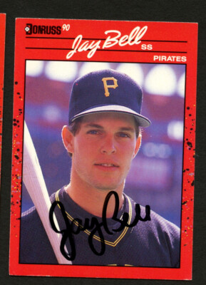 Jay Bell #488 signed autograph auto 1990 Donruss Baseball Trading Card ...