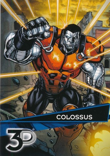 #65 COLOSSUS 2015 Upper Deck Marvel 3D X-MEN BASE card NOT Lenticular ...