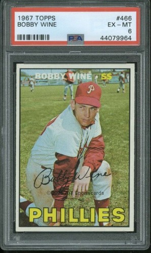 1967 Topps - Bobby Wine #466 for sale online | eBay