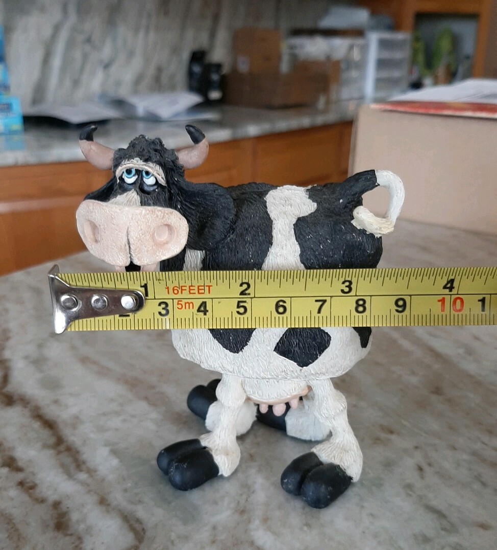 Cow Bobble head Decoration-RARE VINTAGE COLLECTIBLE-SHIPS SAME BUSINESS ...