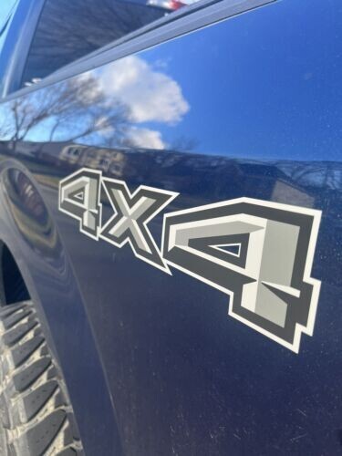 set of 2: Ford F150 4x4 Decals FG Stickers bed Side graphics gray black ...