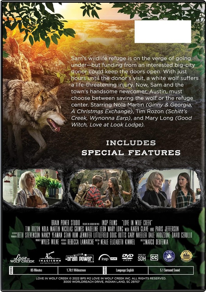 Love in Wolf Creek (DVD) Tim Rozon Nola Martin Nicolas Grimes Madeline ...
