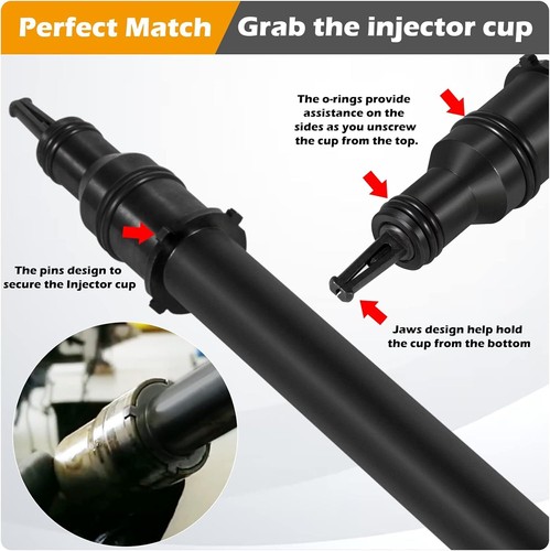 Injector Cup Nozzle Tube Removal Install Tool for Detroit Diesel DD13 J ...