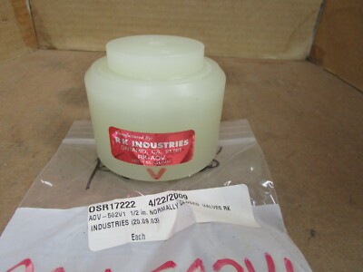 RK Industries Thermoplastic Air Valve AOV-502V1 RK-AOV New | eBay