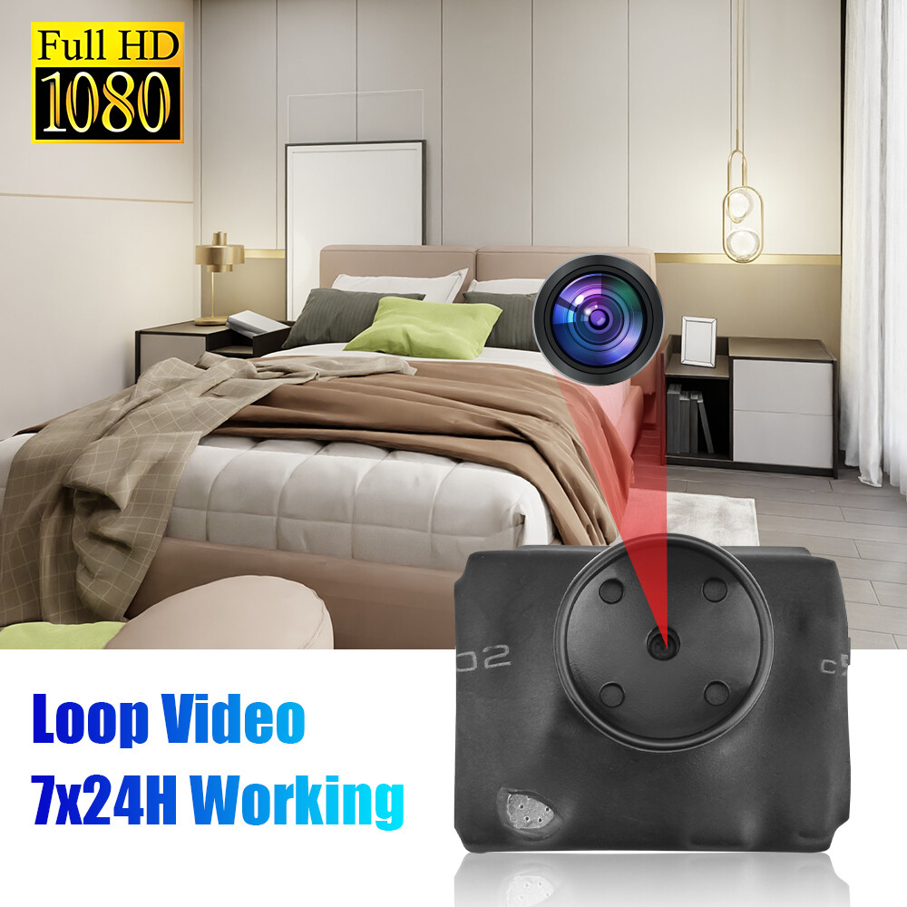 Mini DIY Button Camera DVR Tiny Micro Small Video Recorder Nanny Cam HD ...