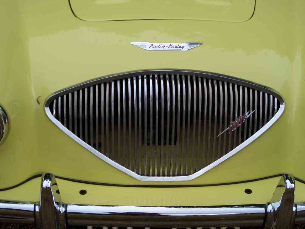 Austin Healey 100 Boot Bonnet 2588 Real Photo A4 Metal Sign Aluminium ...