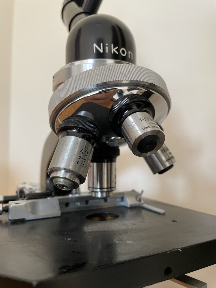 Nippon Kogaku Nikon Vintage Retro Black S-series Microscope (Fully ...