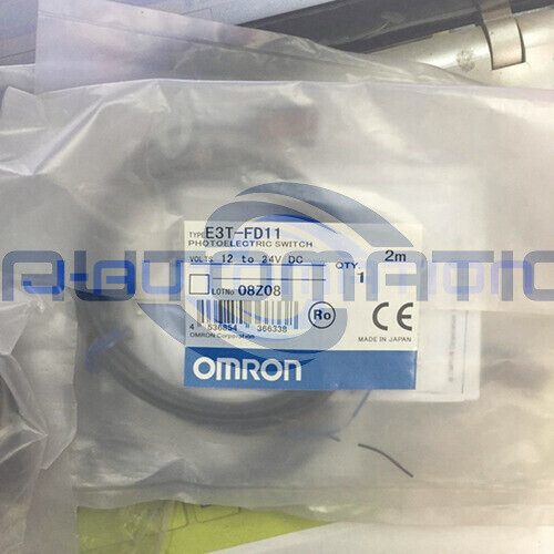 NEW E3T-FD11 Omron Photoelectric sensor, 3 wire rated at 12 to 24V DC ...