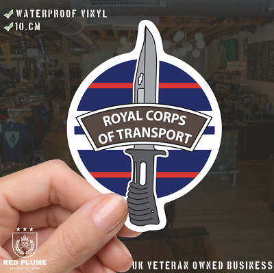 Royal Corps of Transport Vinyl Decal, TRF Colours & Bayonet Design ...