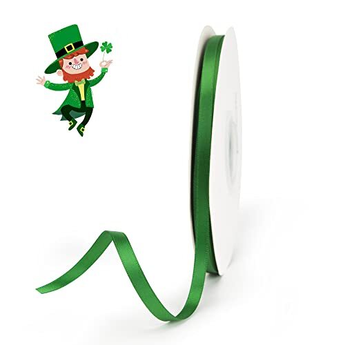 1/4 inch Ribbon 50 Yards Solid Double Face Satin Ribbon for DIY ...