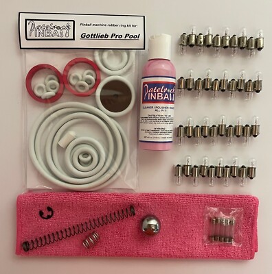 1973 Gottlieb Pro Pool Pinball Machine Maintenance Tune Up Kit | eBay