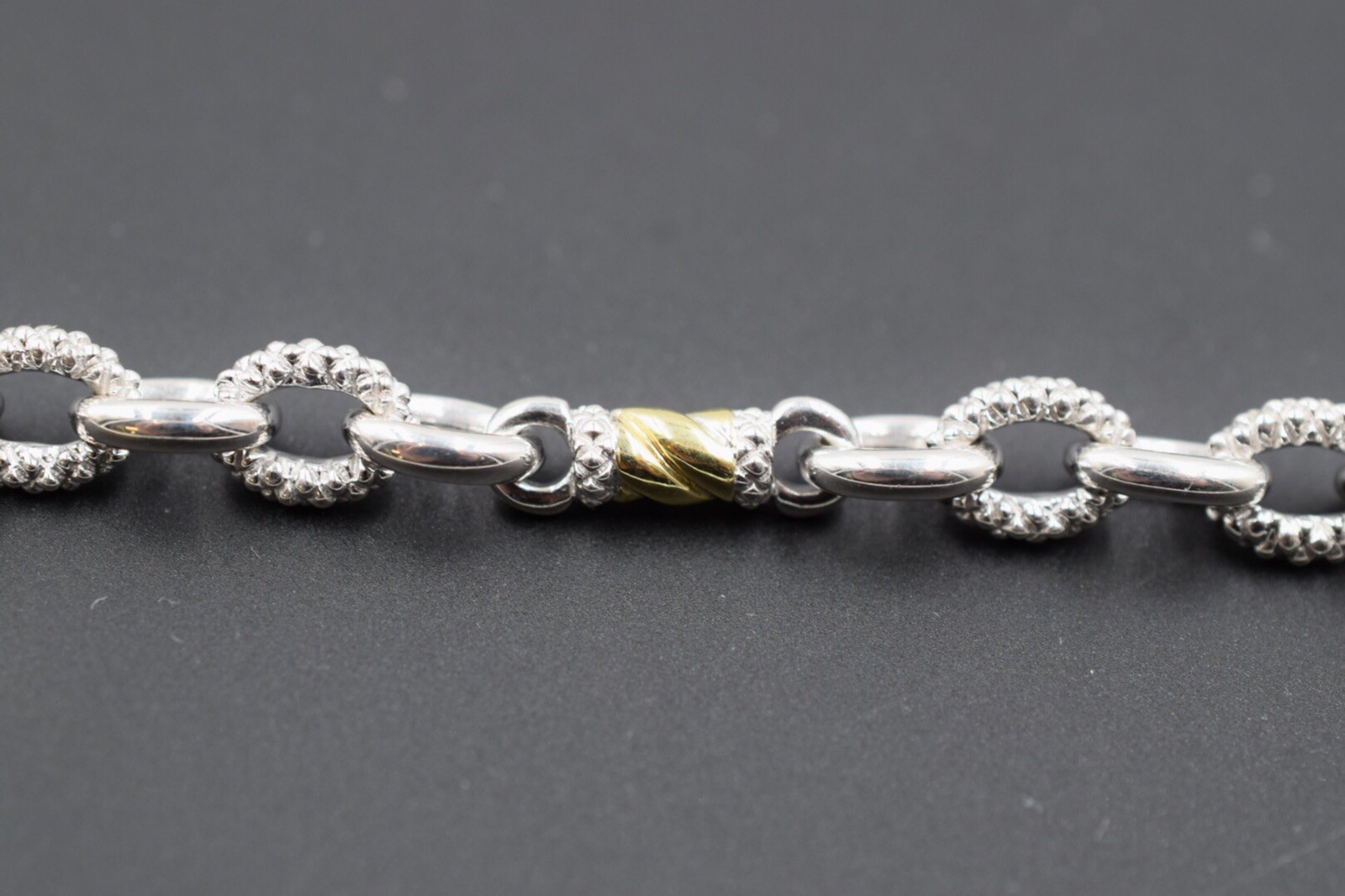 Judith Ripka Bracelet Sterling Silver 18k Gold 925 S… - Gem