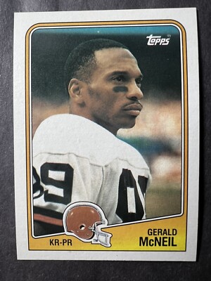 1988 Topps Gerald “Ice Cube” McNeil Cleveland Browns Card #90 | eBay
