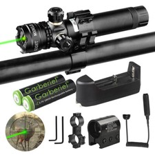 Tactical Armed Forces Green Dot Laser Scope Sight Module Picatinny Rail ...