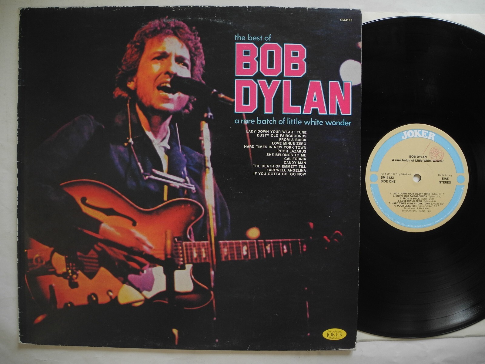 BOB DYLAN Best Of - A Rare Batch Of Little White Wonder LP 1986 Italy ...