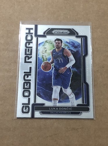 2021-22 Panini Prizm Basketball Luka Doncic Global Reach Card #4 ...
