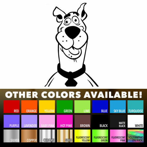Scooby Doo Dog Cartoon Vinyl Decal Sticker for Wall Car Wondow Truck ...
