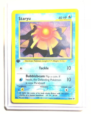 STARYU - 1st Edition Neo Revelation - 56/64 - Common - Pokemon Card ...
