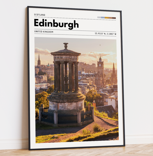 Edinburgh Travel Poster Scotland Art Print | eBay UK