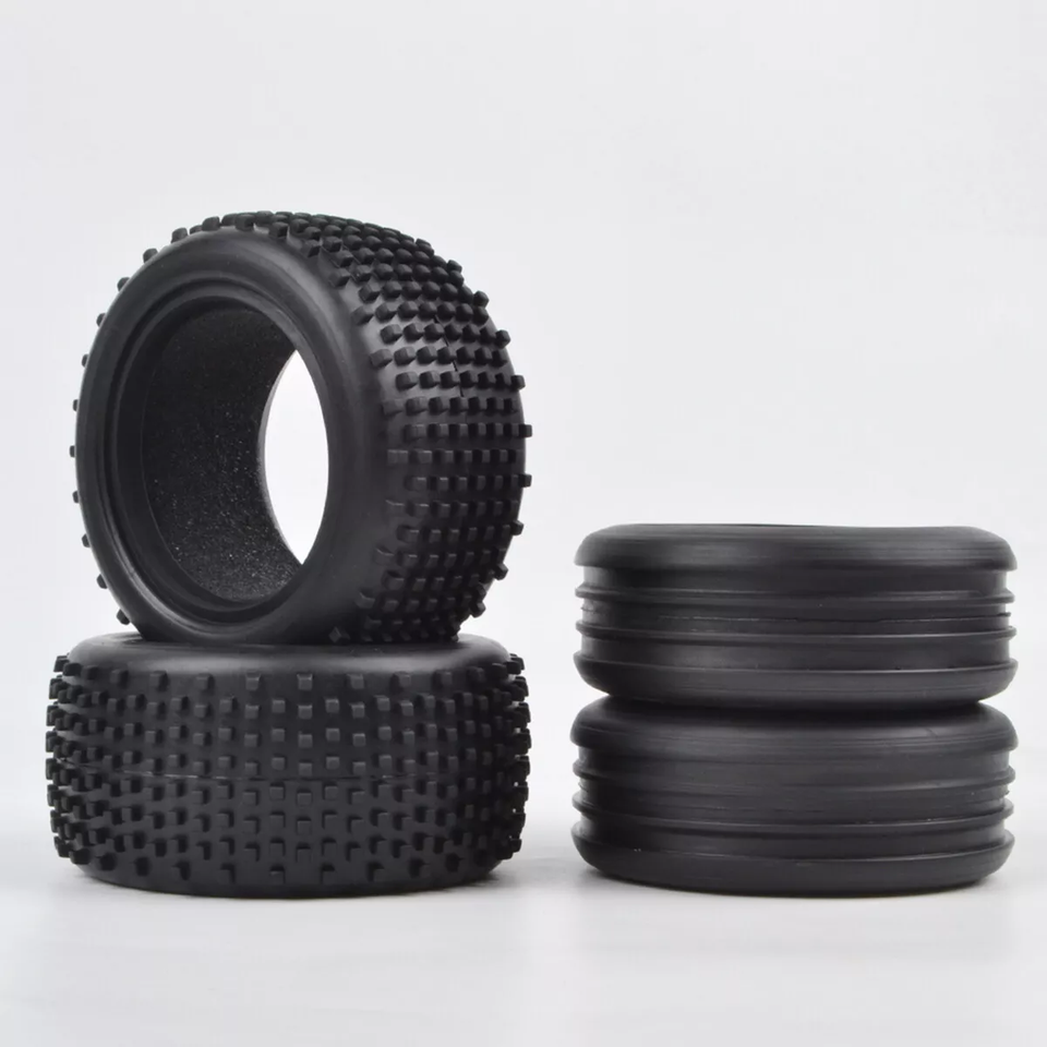 RC Front Rear Soft Tires for Tamiya TD2,DT01, DT02,DT03,DT03T 1/10 2WD ...