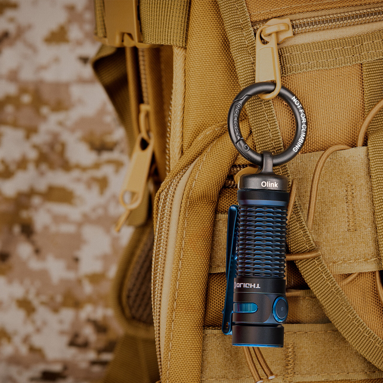 OLIGHT OLINK Magnetic Hook for Obulb Stainless-Made Carabiner-Style ...