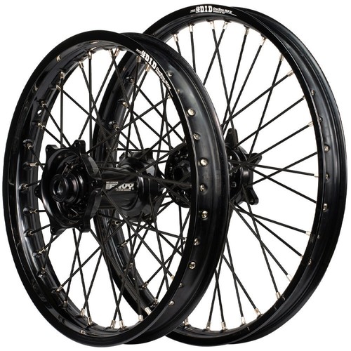 KTM 125 XC-W 2025 Envy / DID SNR Wheel Set 21/18 Black Rims Black Hubs ...