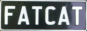CAT CATERPILLAR Truck Number Plates Tin Metal Vanity Sign Wall license ...