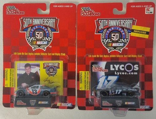 1998 1:64 Racing Champions 2 car lot #13 First Plus & #17 Lycos | eBay
