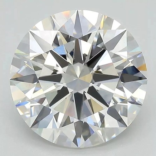 Lab Grown 1.50 Ct Round Cut D Color VVS2 Clarity STONE IGI Certified ...