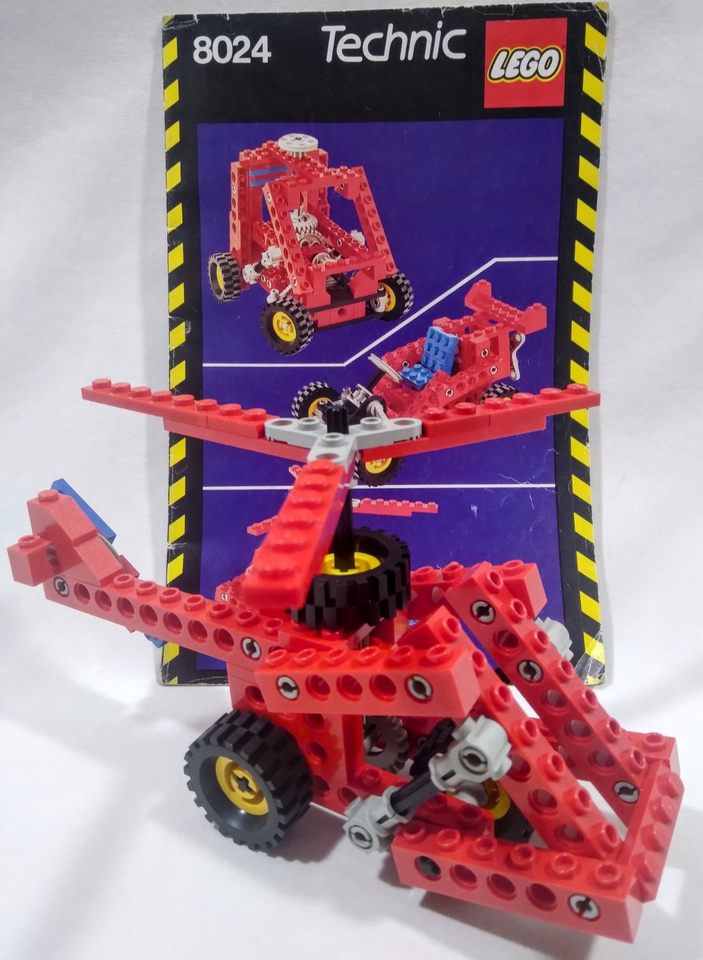 🔥Vintage LEGO Technic 8024 Universal Set 100% COMPLETE w/ Instructions ...