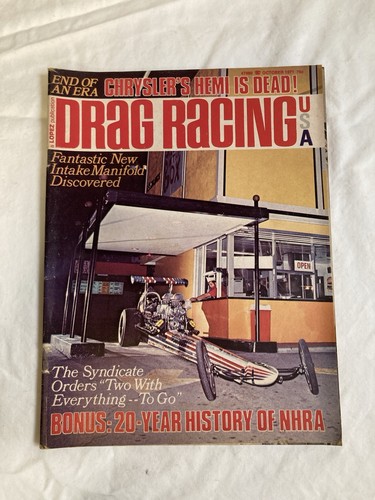 1971 Drag Racing USA Ray Alley John Hoven Damn Yankee Ferraro ...