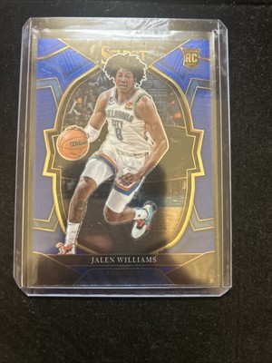 2022-23 Select Basketball Jalen Williams Rookie Card Blue Concourse RC ...