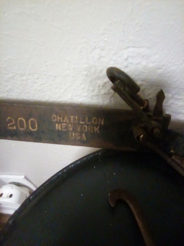 Old Chatillon New York Company Scales. Antique Tobacco,And Cotton 200 ...