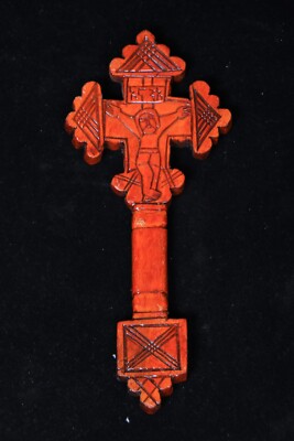 Handmade blessing cross Ethiopian handheld cross hand carved cross ...