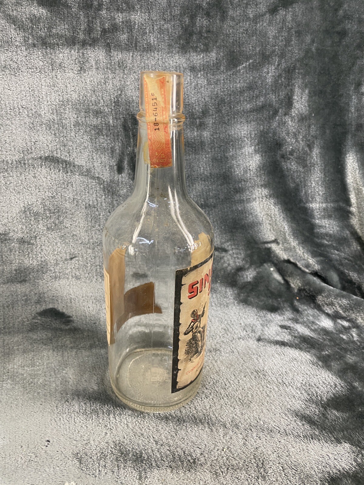 Vintage Singing Sam Kentucky Corn Whiskey Bottle Black Emphemera | eBay