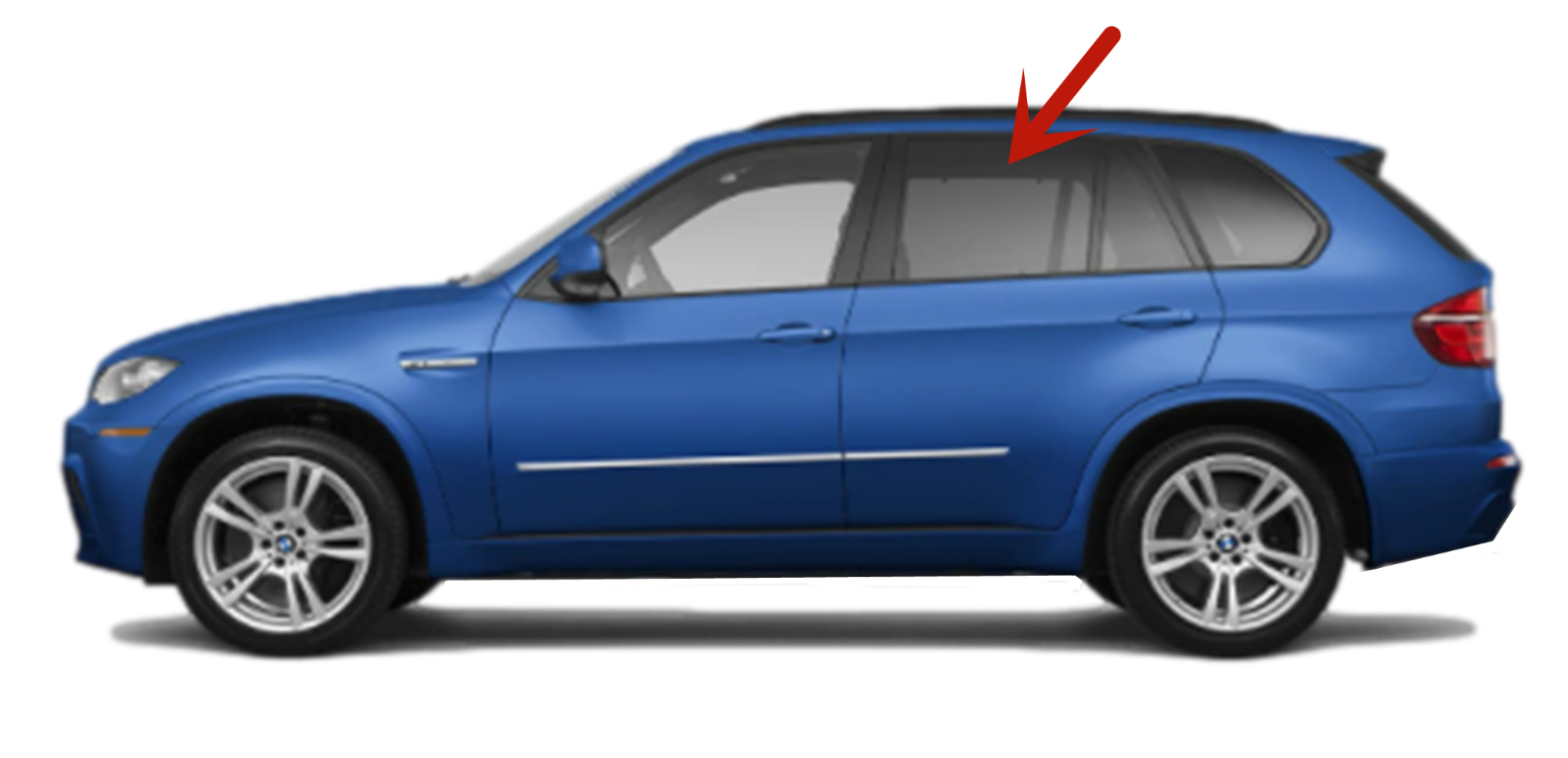 Fits 2007-2013 BMW X5 Driver Left Side Rear Door Window Glass | eBay