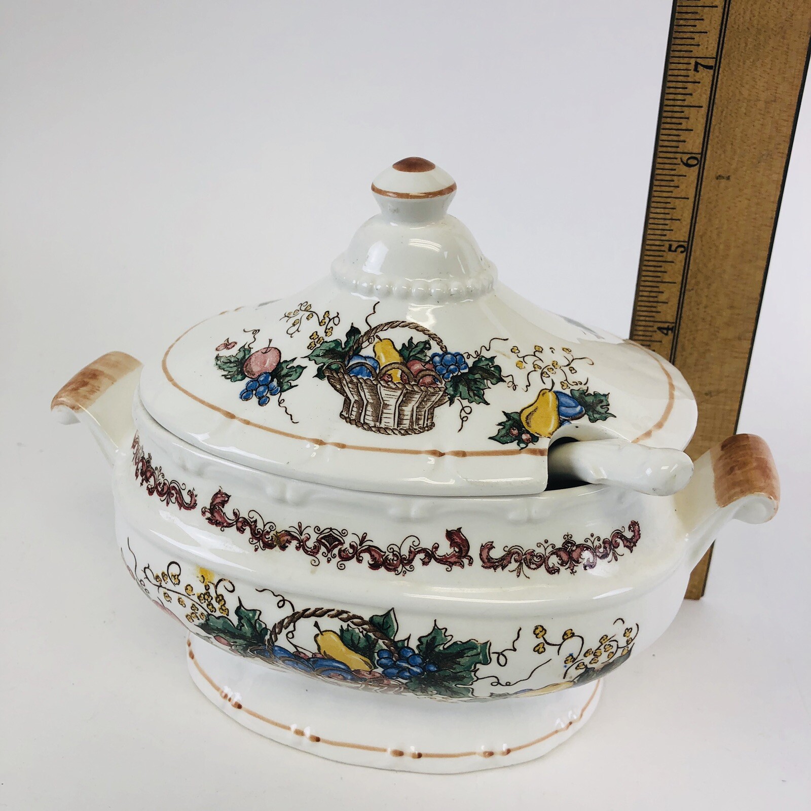 Small Soup tureen With Lid And Spoon Vintage Japan | eBay